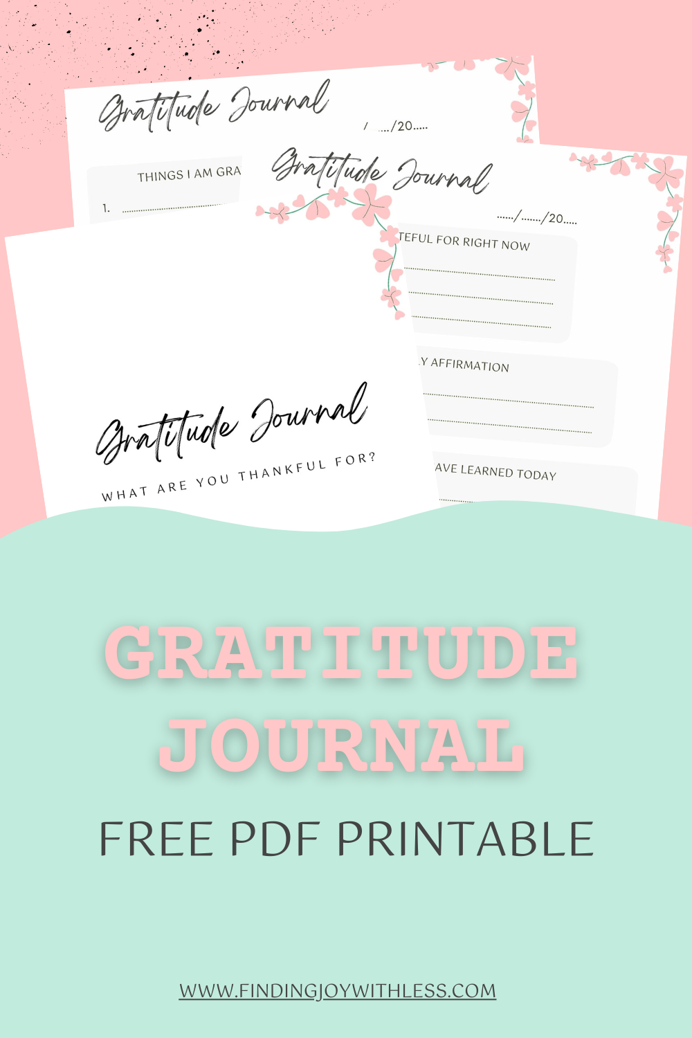 Homepage - Finding Joy with less